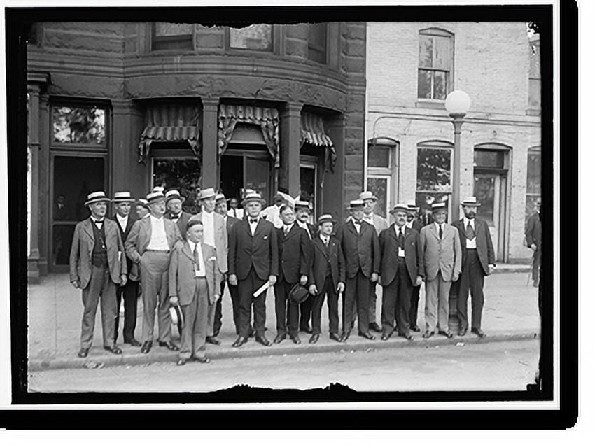 Historic Print, RAILWAY BROTHERHOODS GROUP: C.M. RODGERS; MR. LEWIS; W ...