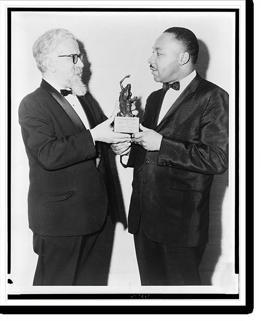 Historic Print, [Rabbi Abraham Heschel, three-quarter length portrait ...