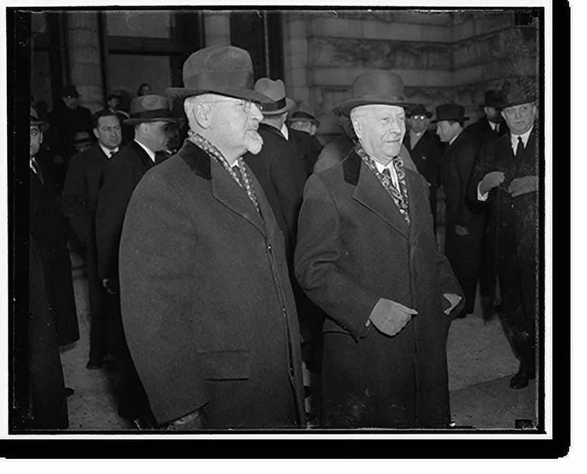 Historic Print, Rabbi Abram Simon funeral, 12/28/38 - 2, 18" x 24 ...