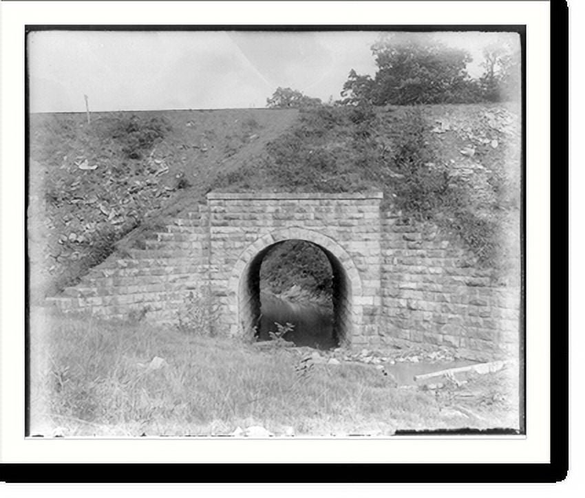 Historic Print, [Railroad culvert overpass, Lexington, Va.], 16" x 20 ...