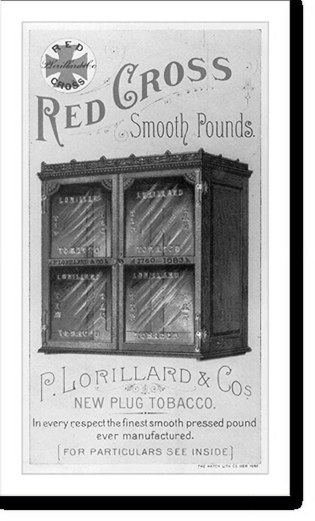 Historic Print, Red Cross Smooth Pounds - P. Lorillard & Co.'s new plug ...