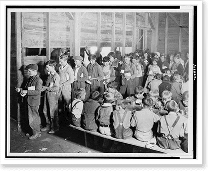 Historic Print, Red Cross rations in the school lunch supplemented the ...