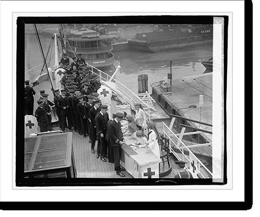Historic Print, Red Cross roll call on May Flower, [11/4/22], 16" x 20 ...