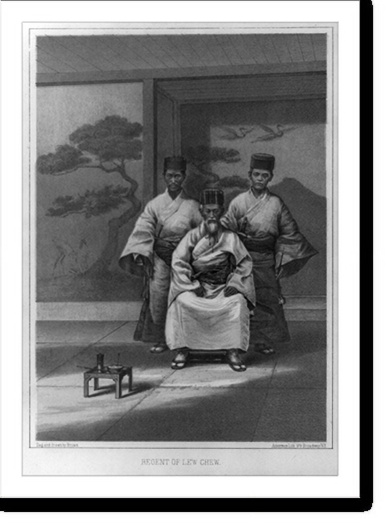 Historic Print, Regent of Lew Chew.dag. and drawn by Brown ; Ackerman ...
