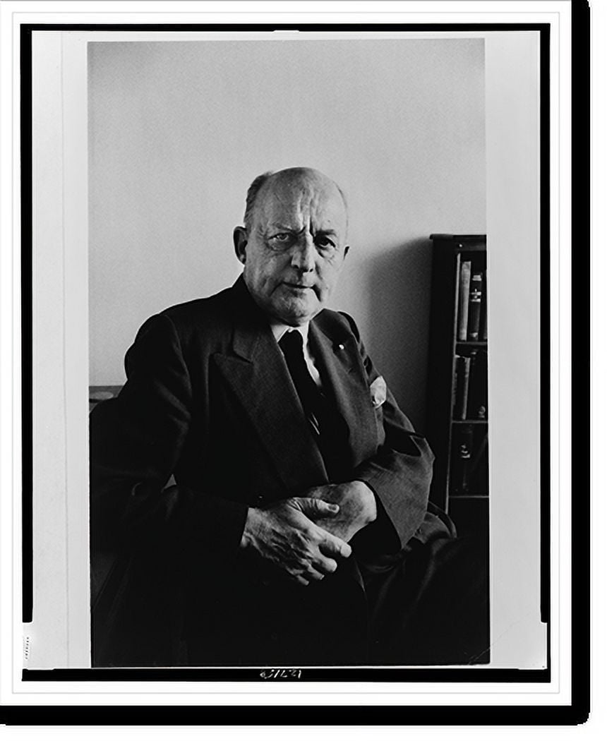 Historic Print, [Reinhold Niebuhr, half-length portrait, facing front ...