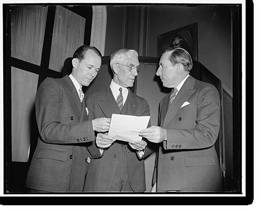 Historic Print, Rep. Joseph Hendricks of Fla.; J [?] Francis Townsend ...