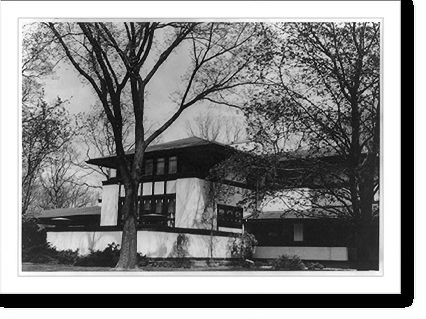 Historic Print, Residence of W.W. Willitts, Highland Park, Ill. Frank ...