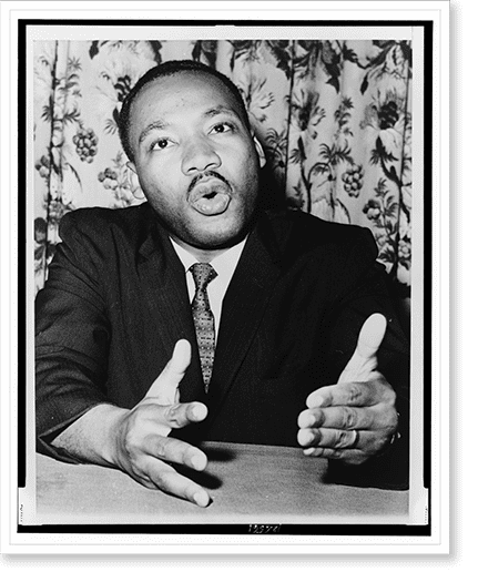 Historic Print, [Rev. Dr. Martin Luther King, Jr., civil rights leader ...