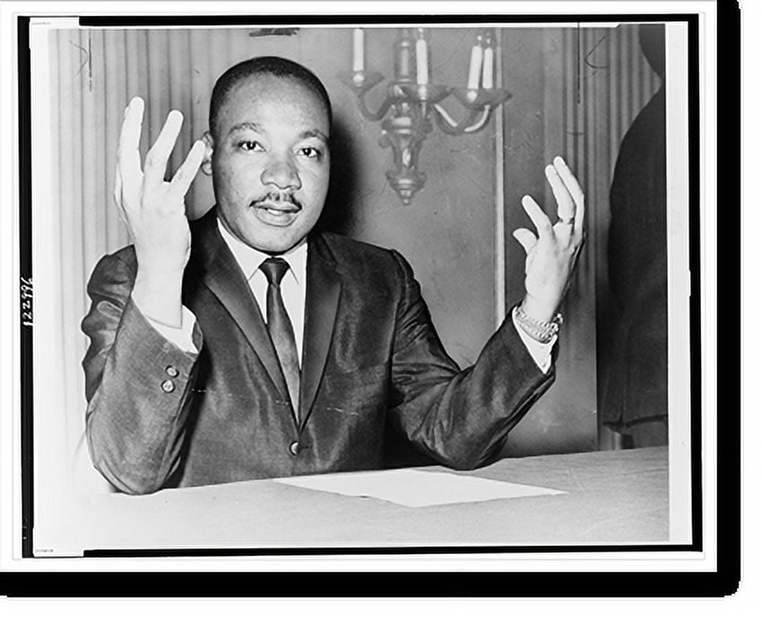 Historic Print, [Rev. Martin Luther King, head-and-shoulders portrait ...