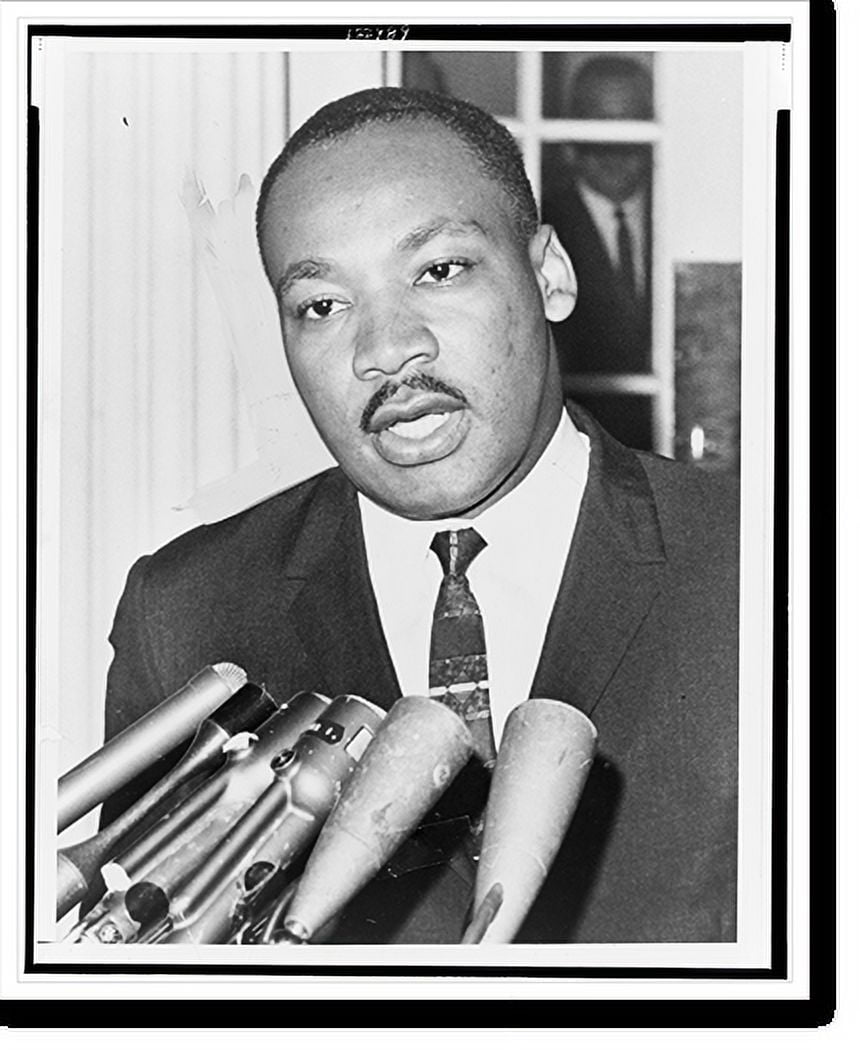 Historic Print, [Rev. Martin Luther King, head-and-shoulders portrait ...