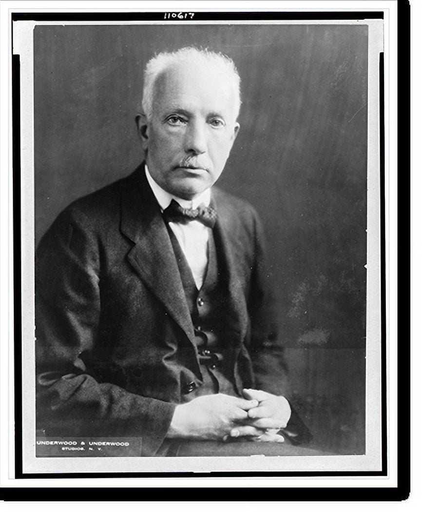 Historic Print, [Richard Strauss, half-length portrait, seated, facing ...