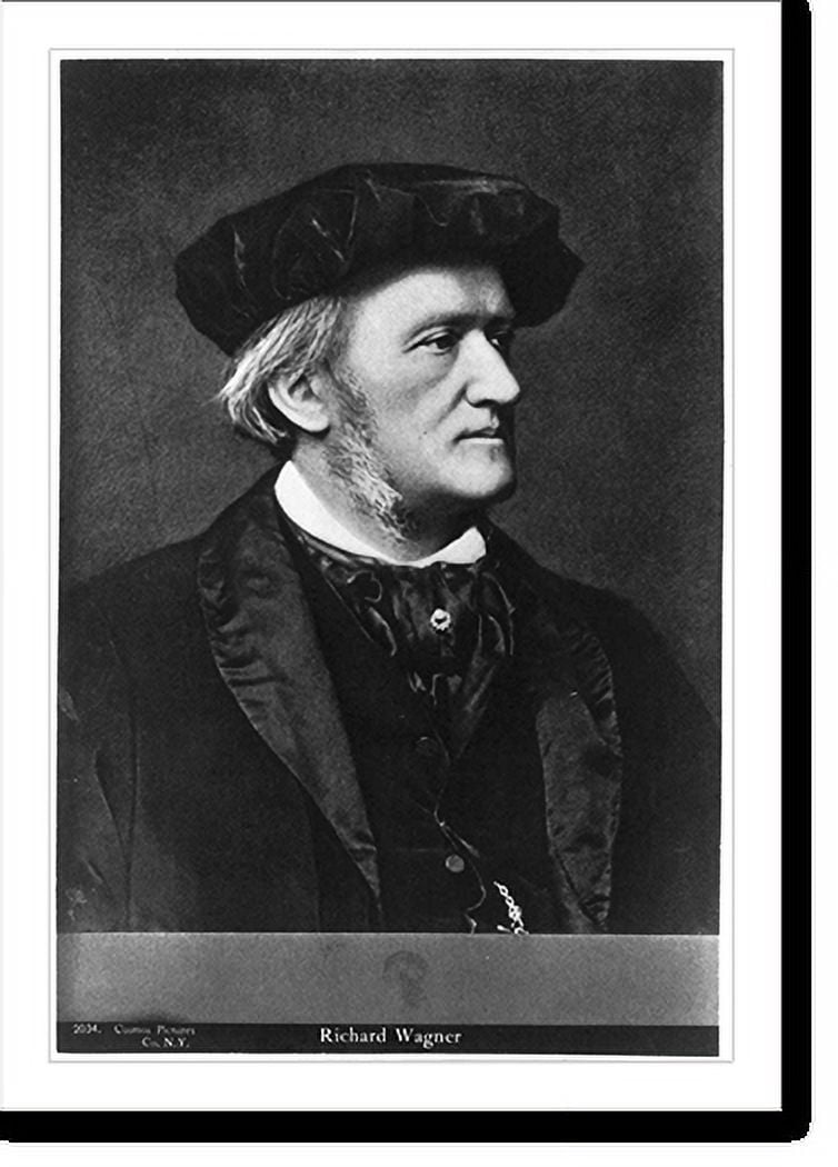 Historic Print, [Richard Wagner, 1813-1883, head-and-shoulders portrait ...