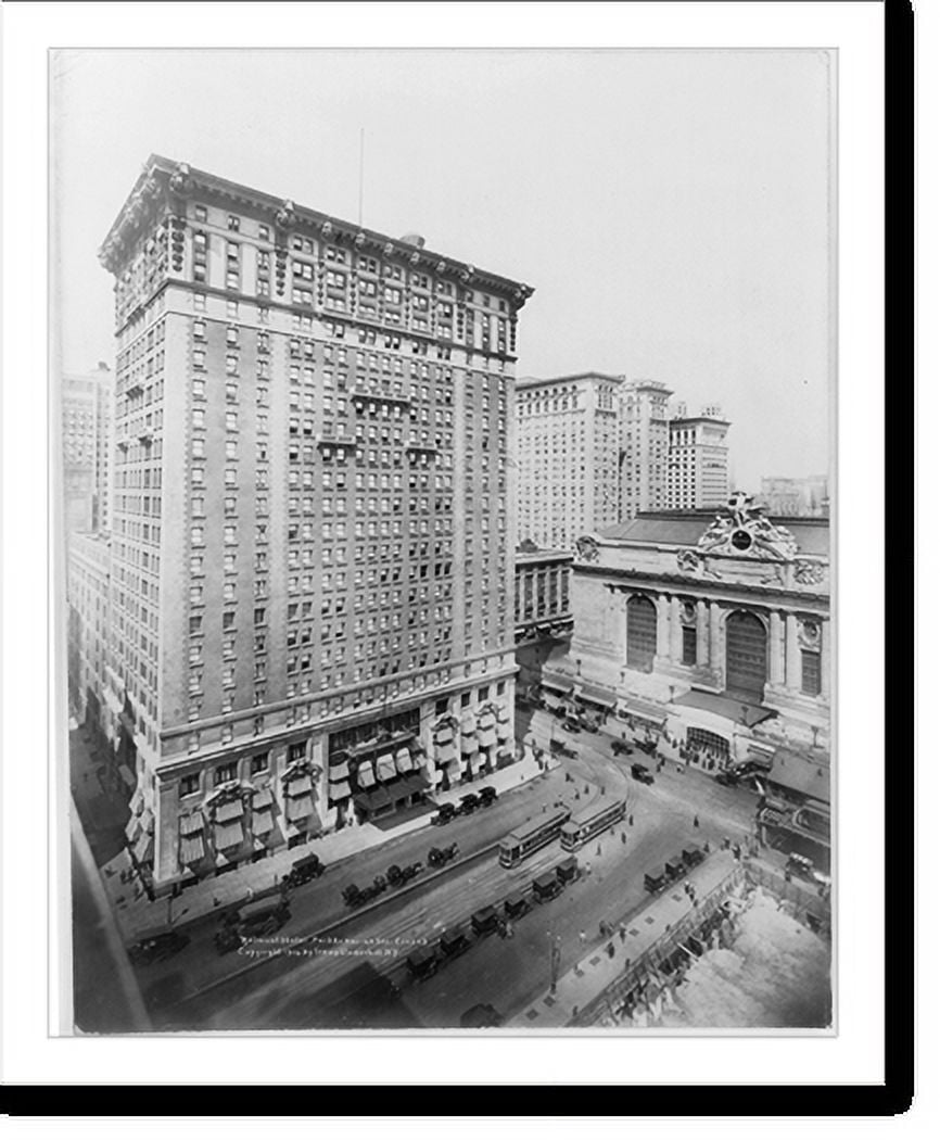 Historic Print, Ritz Tower Building, Park Ave. & 57th St., New York ...