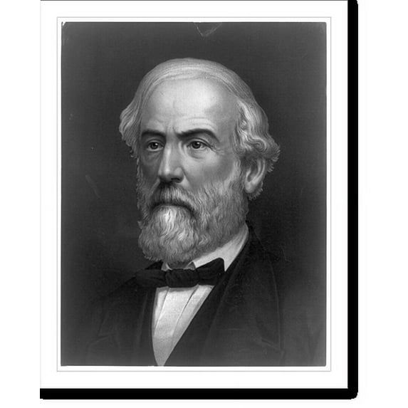 Historic Print, [Robert Edward Lee, head-and-shoulders portrait, facing ...