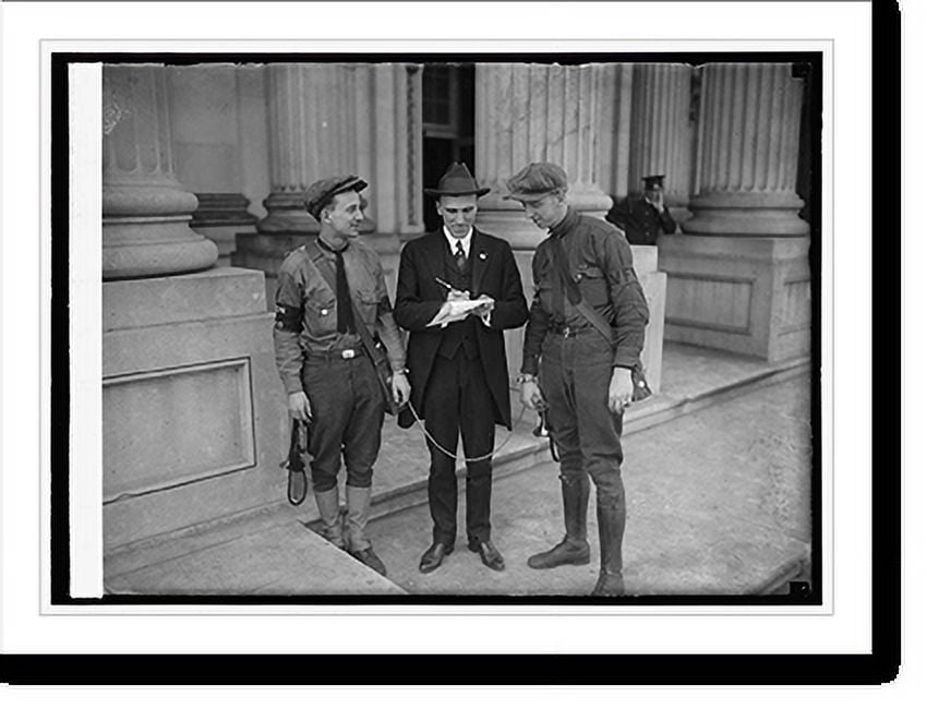 Historic Print, Robt. H. White, Clyde Kelly, Harry E. Dow, 2/21/24, 16 ...