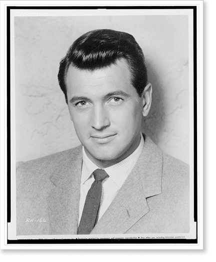 Historic Print, [Rock Hudson, head-and-shoulders portrait, facing front ...