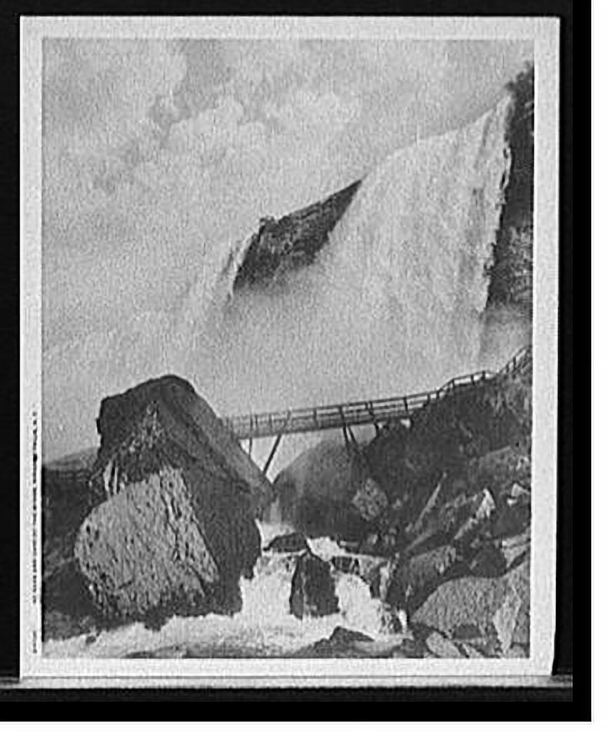 Historic Print, Rock of Ages and Cave of the Winds, Niagara Falls, N.Y ...