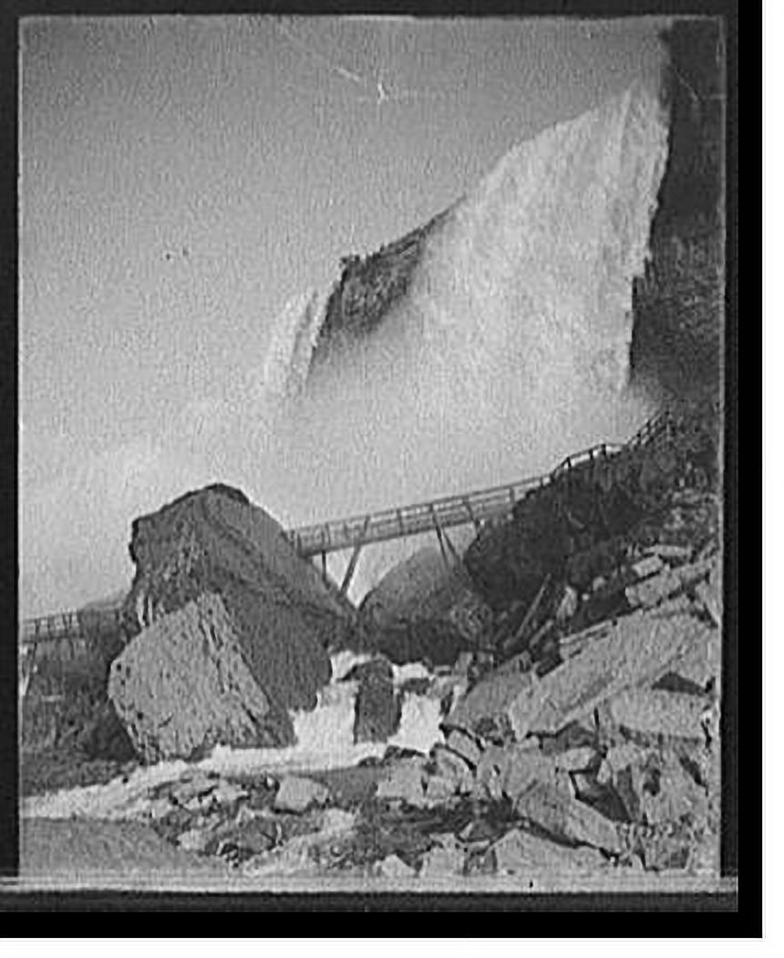 Historic Print, [Rock of Ages and Cave of the Winds, Niagara Falls, N.Y ...