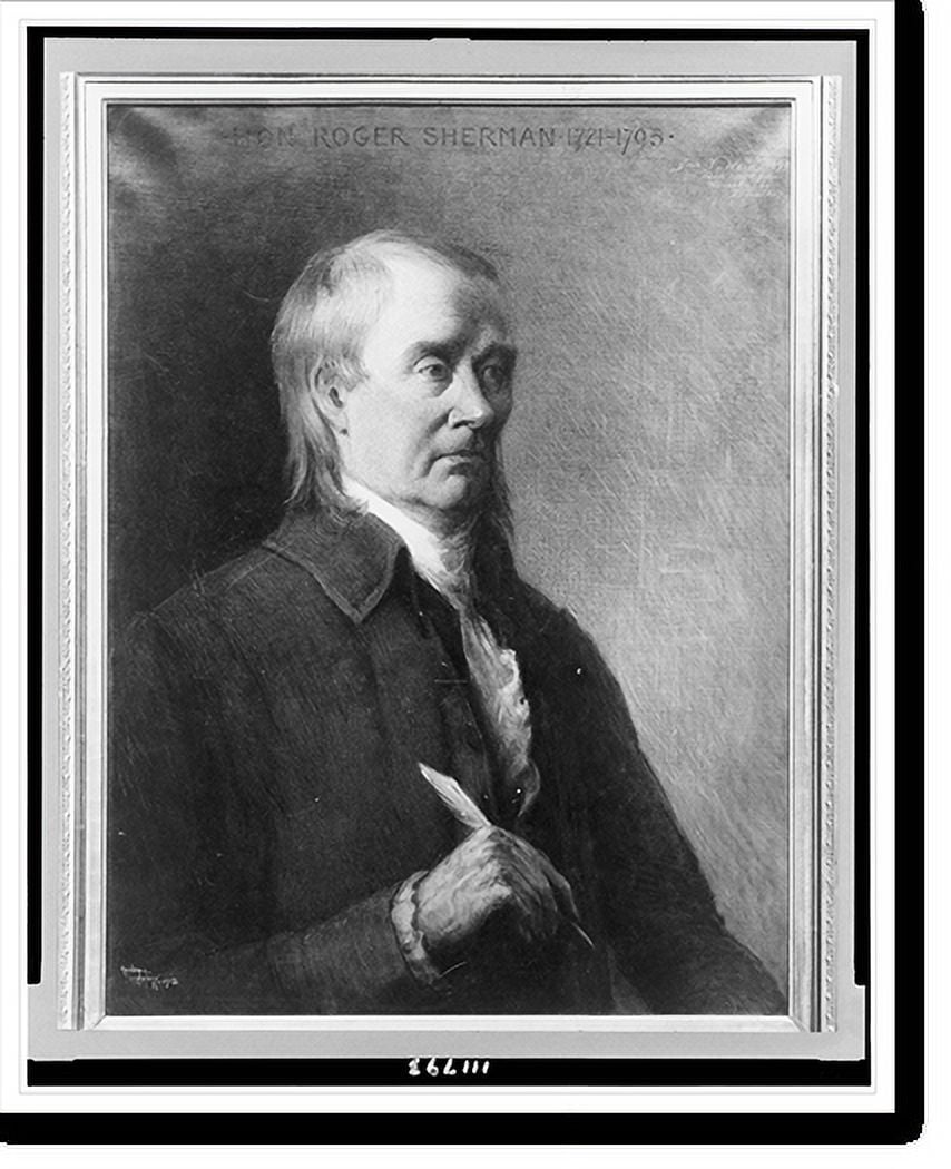 Historic Print, [Roger Sherman, half-length portrait, facing right ...