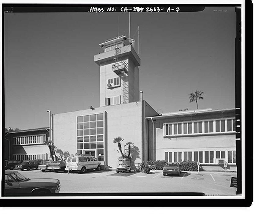 Historic Print, Roosevelt Base, Administration & Brig Building, Bounded ...