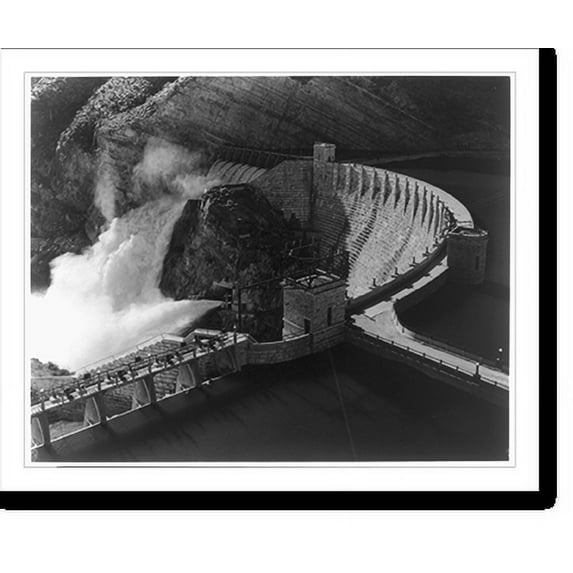 Historic Print, Roosevelt Dam - Salt River Project, Arizona, 18" x 24 ...