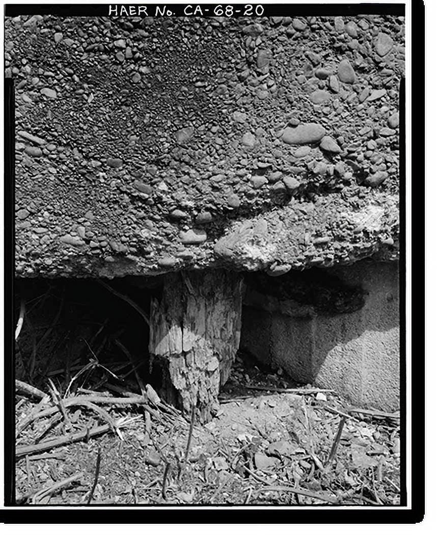 Historic Print, Rowdy Creek Bridge, Spanning Rowdy Creek at Fred Haight ...