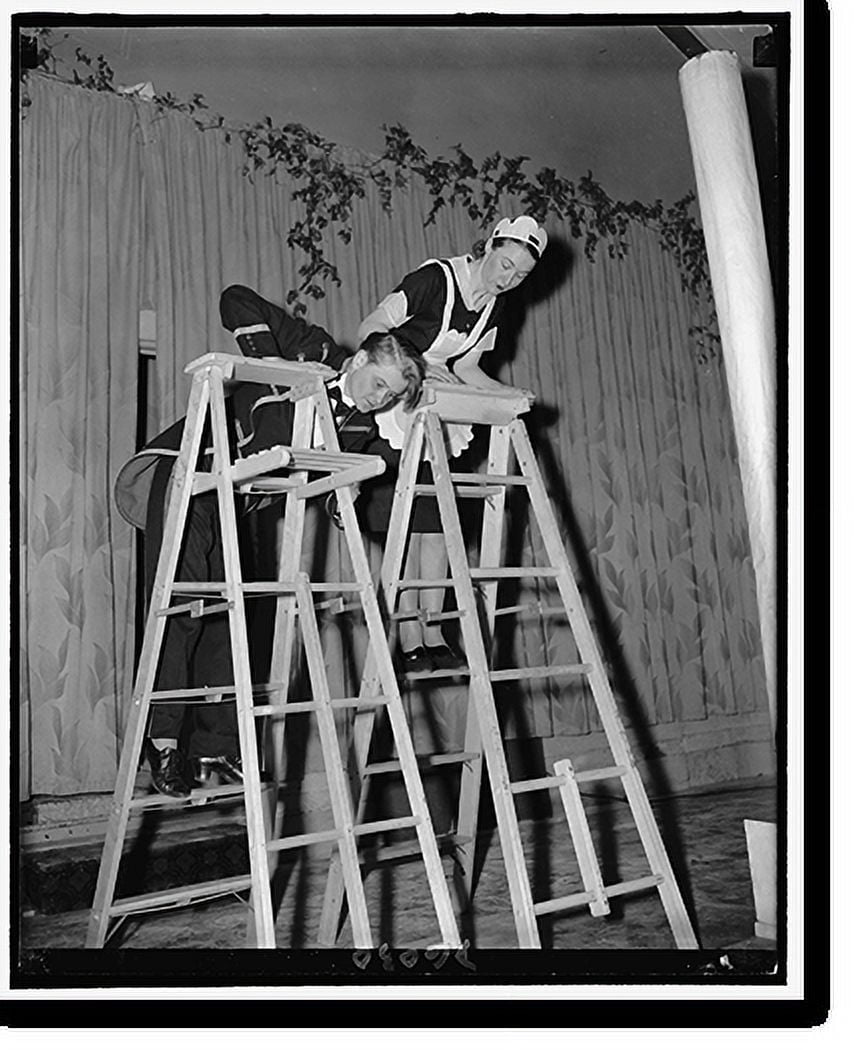 Historic Print, Ruby Black, Butler Violet Sweethaven, Maid, 18" x 24 ...