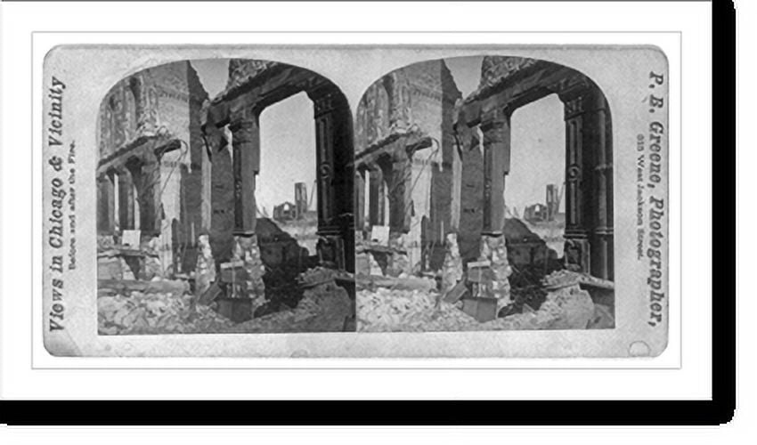 Historic Print, [Ruins after the great fire of Oct. 1871, Chicago ...