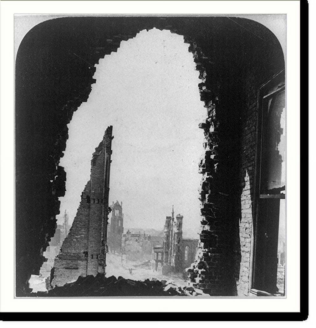 Historic Print, [Ruins after the great fire of Oct. 1871, Chicago ...