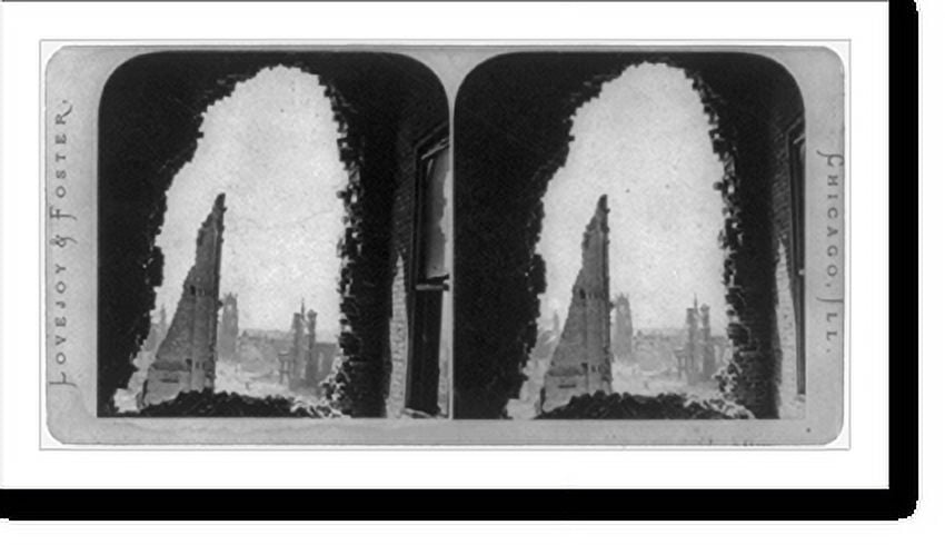 Historic Print, [Ruins after the great fire of Oct. 1871, Chicago ...