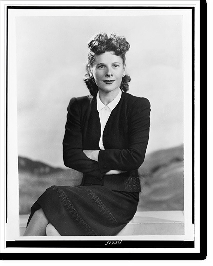 Historic Print, [Ruth Gordon, three-quarter length portrait, sitting ...