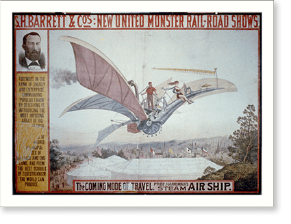 Historic Print, S.H. Barret & Cos.: New United Monster Railroad Shows ...