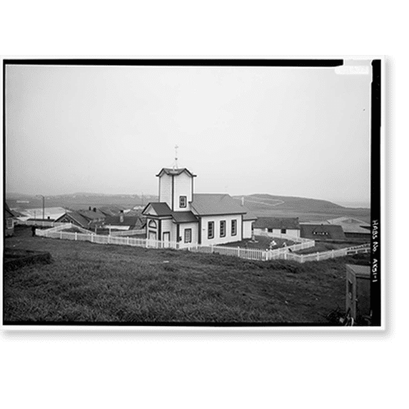 Historic Print, Saints Peter & Paul Russian Orthodox Church, Church ...