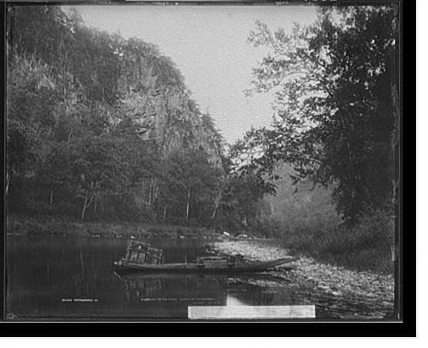 Historic Print, Saltpeter rocks, trough of the Potomac"" - 2, 16" x 20 ...