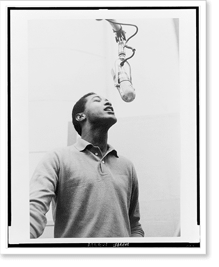Historic Print, [Sam Cooke, singer, half-length portrait, standing ...