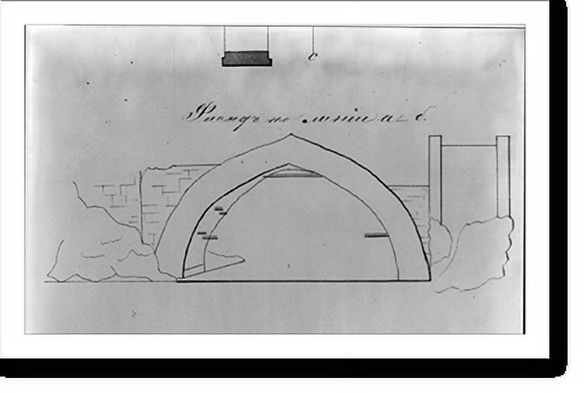 Historic Print, Samarkandskiia drevnosti. Mavzolei Chopan-Ata i mosti ...