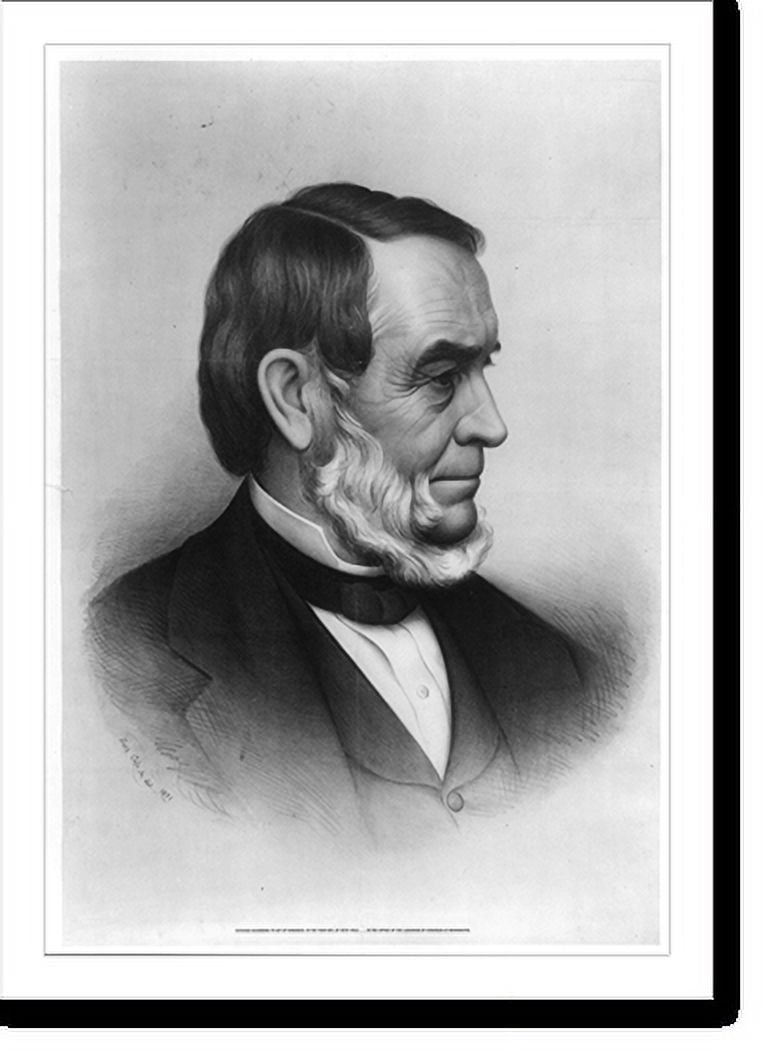 Historic Print, [Samuel Joseph May, head-and-shoulders portrait, facing ...