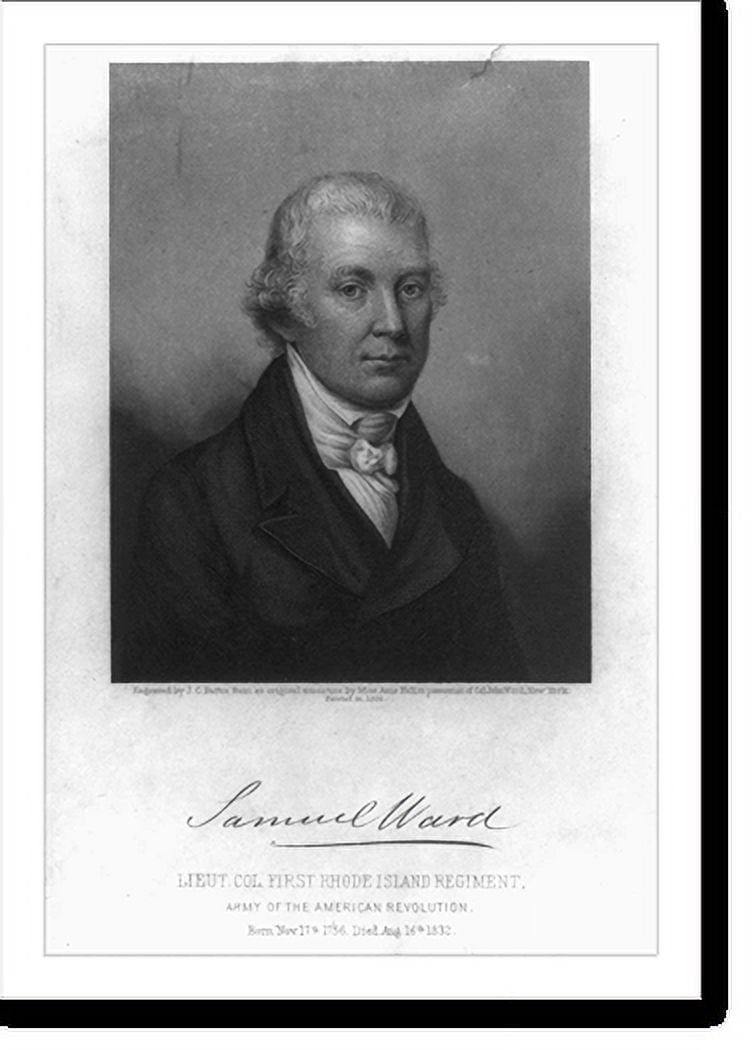 Historic Print, [Samuel Ward, 1756-1832, head and shoulders portrait ...