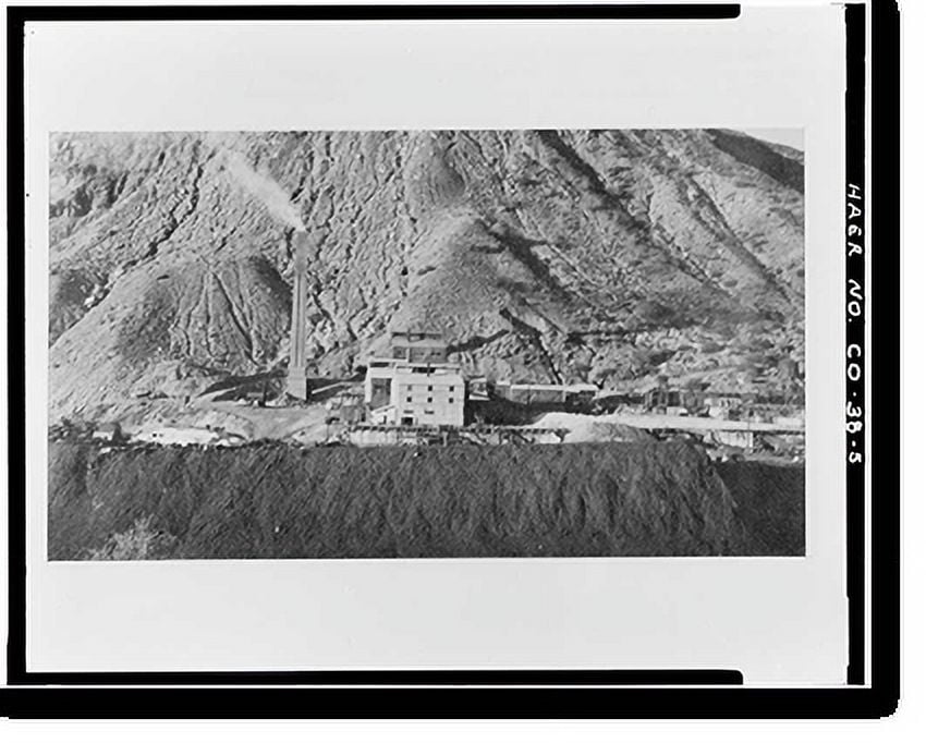 Historic Print, San Juan & New York Mining & Smelting Company, Smelter ...