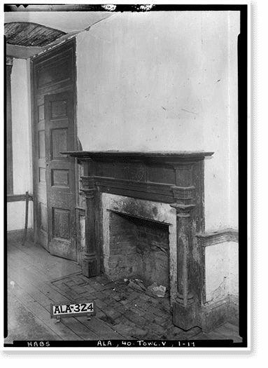 Historic Print, Saunders-Goode-Hall House, State Highway 101, Town ...