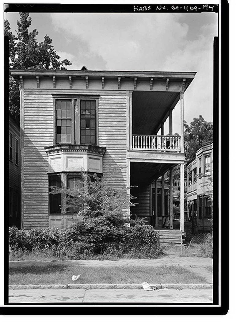 Historic Print, Savannah Victorian Historic District, Bounded by Gwinnett, East Broad, West ...