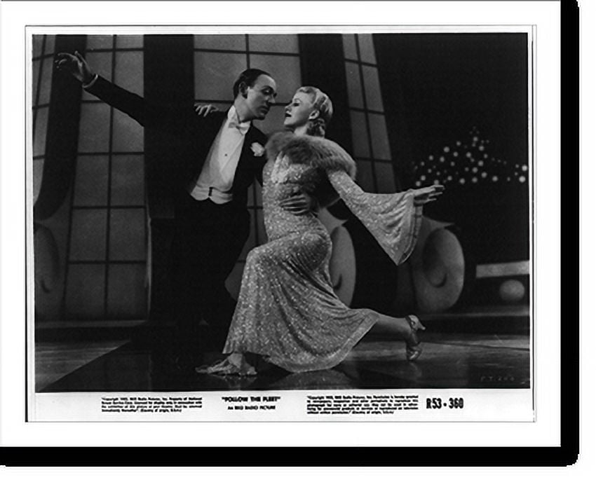 Historic Print, [Scene from Follow the Fleet"; Fred Astaire and Ginger ...