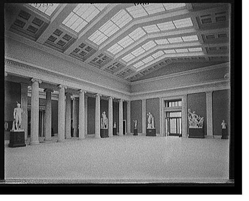 Historic Print, [Sculpture court, Albright Art Museum (Gallery ...