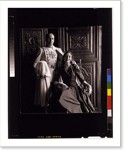 Historic Print, [Señor Tomás Diez Hidalgo and Señora Julia Frazer ...