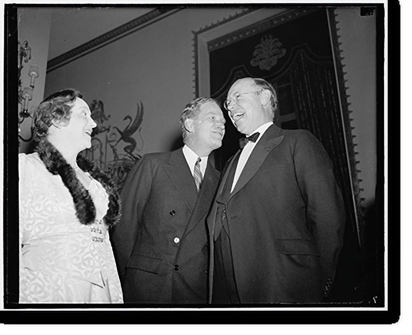 Historic Print, Sen. Robert Taft, John Hamilton, Mrs. Robert Taft, 18 ...