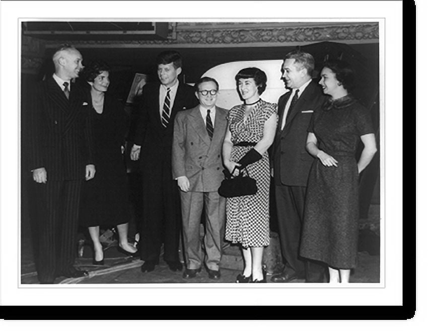 Historic Print, [Senator John F. Kennedy, Jacqueline Kennedy, Lawrence ...