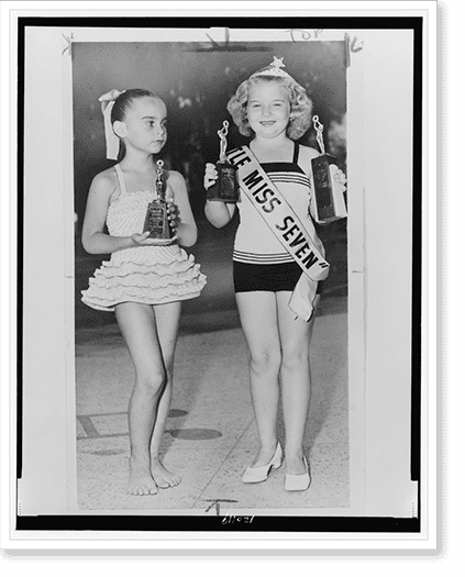 Historic Print, [Sharon Berry (right), winner of the talent trophy, and ...