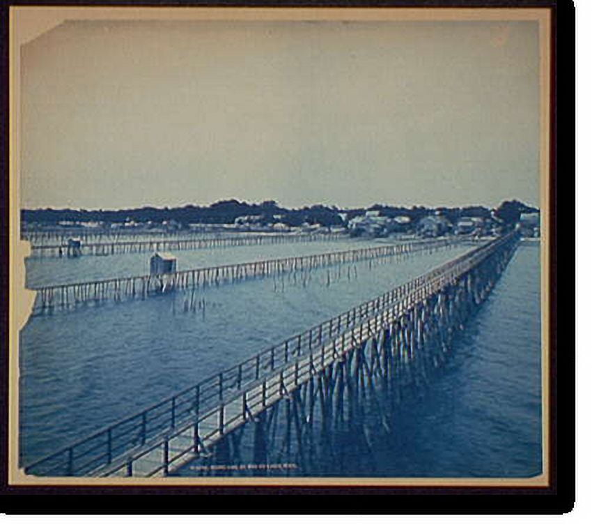 Historic Print, Shore Line at Bay St. Louis, Miss., 16" x 20" - Walmart.com