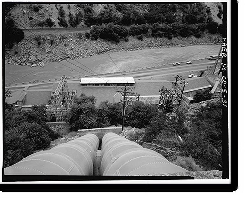 Historic Print, Shoshone Hydroelectric Plant Complex, 60111 U.S ...