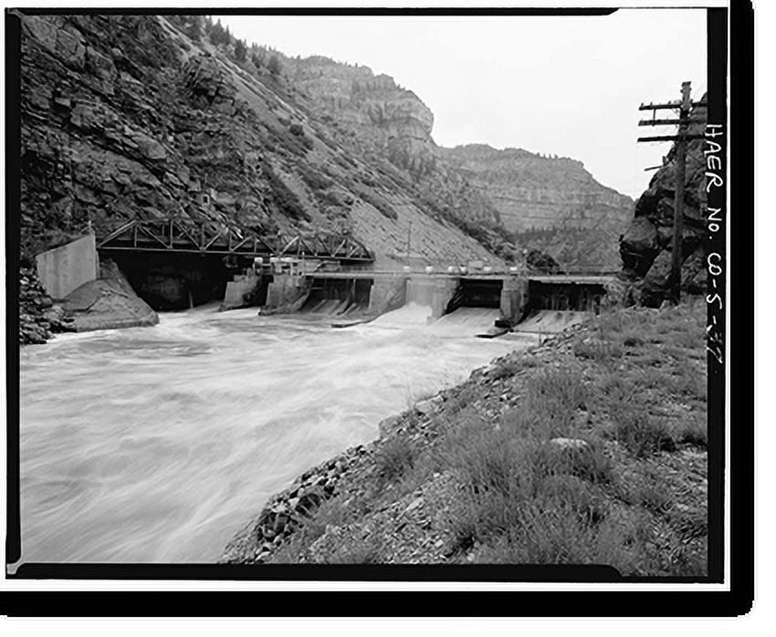 Historic Print, Shoshone Hydroelectric Plant Complex, 60111 U.S ...